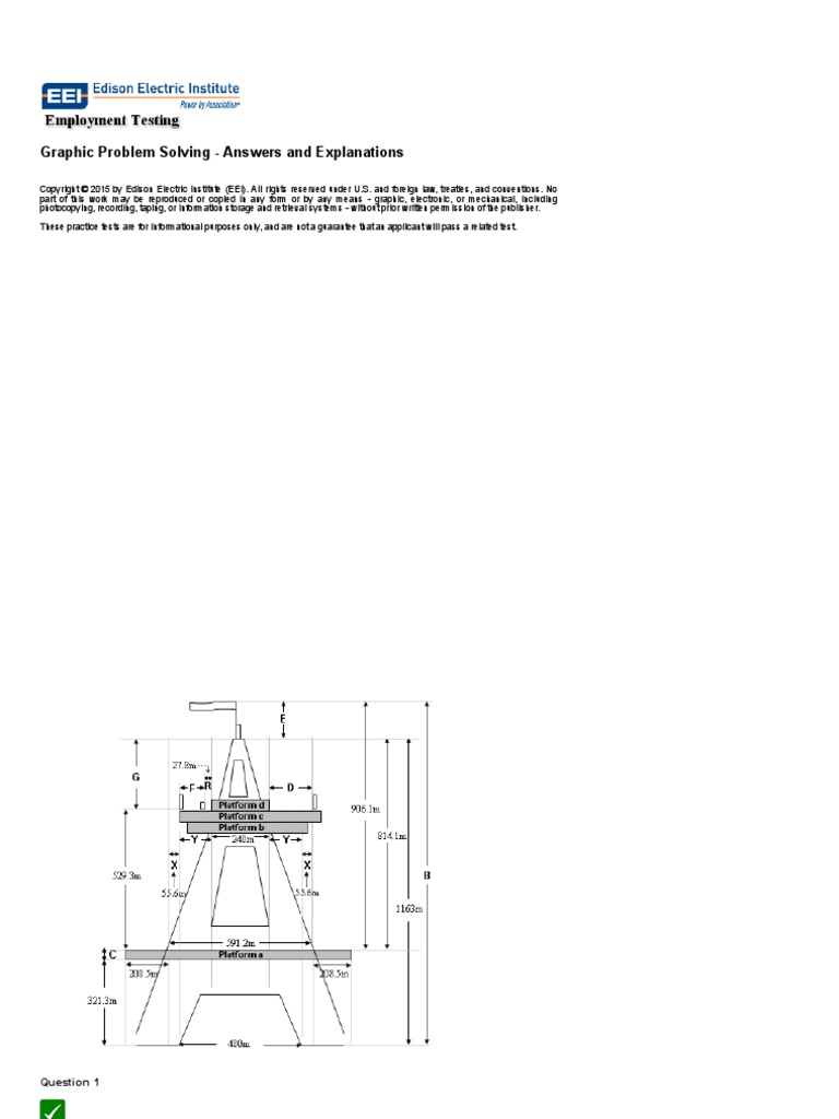 EEI Practice Tests - 1 Graphic Problem | PDF | Density | Maxima And Minima