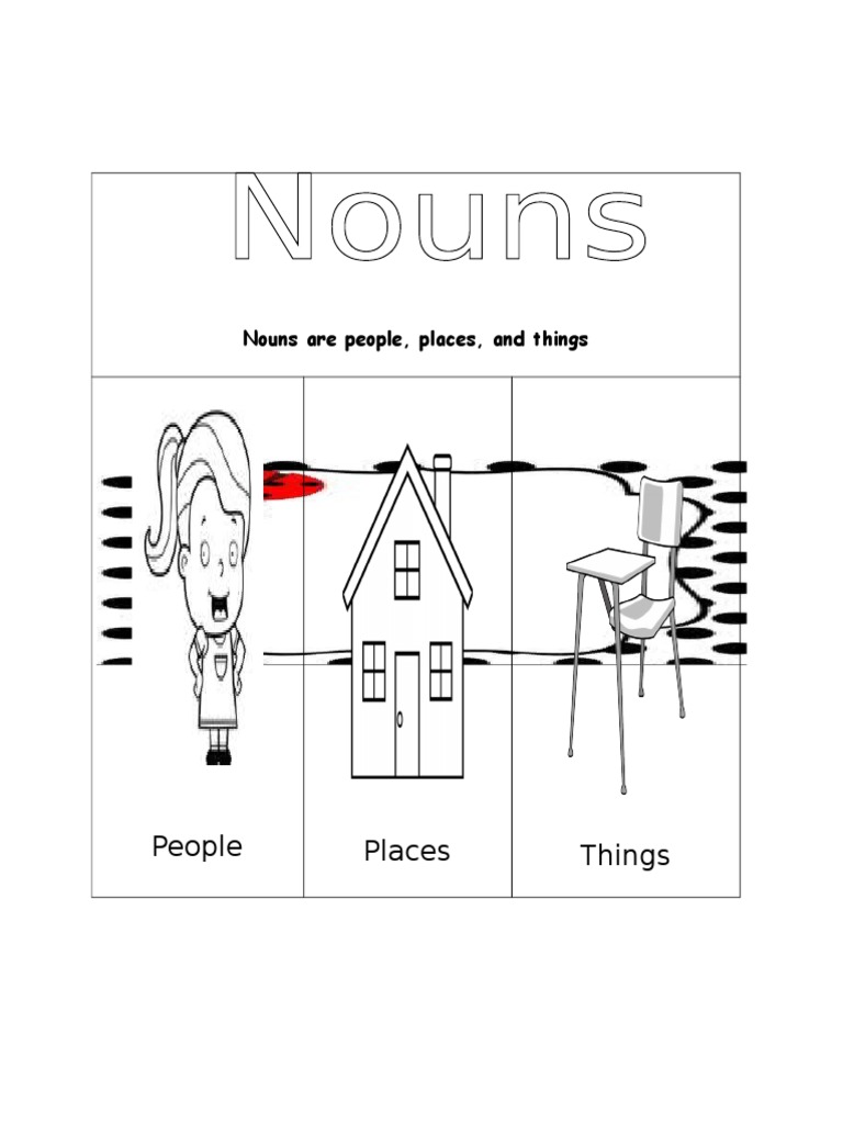 Nouns Are People, Places, and Things | PDF | People