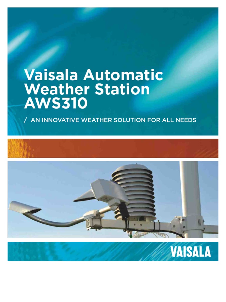 Wea Met Aws310 Brochure 210x280 B211290en C Low v2 | PDF | Telemetry ...