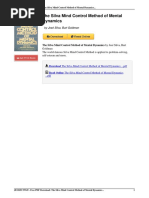 The Silva Mind Control Method Book | PDF