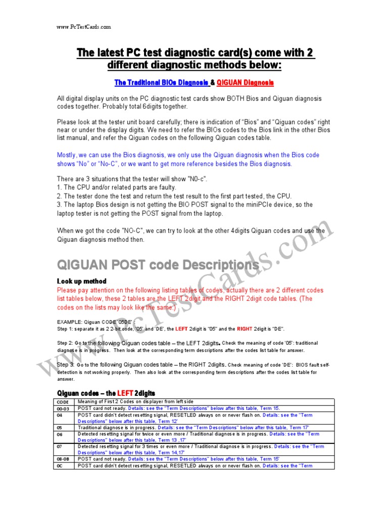FactoryQiguanCodeswStabilityCharts PDF | PDF | Bios | Computer Engineering