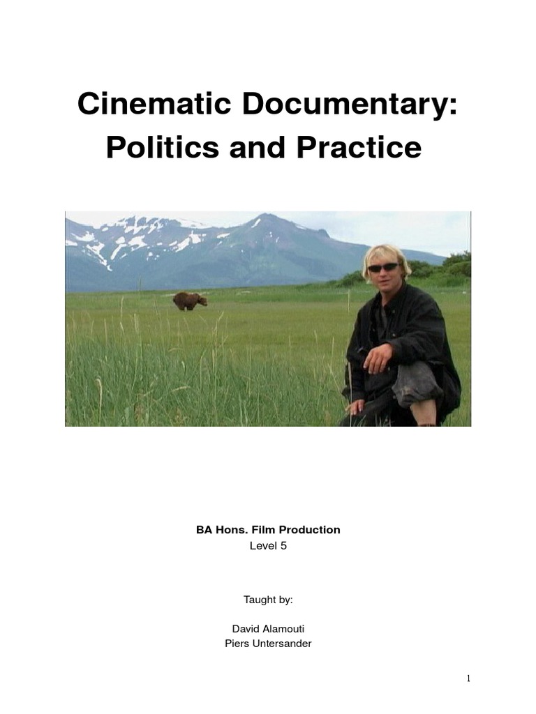 Cinematic Documentary Production Guide | PDF | Documentary Film ...