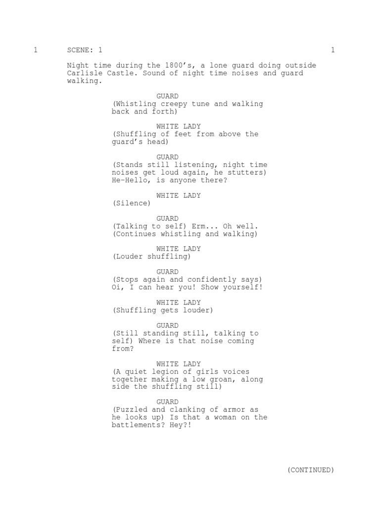 Script Halloween Radio Drama Screenplay | PDF