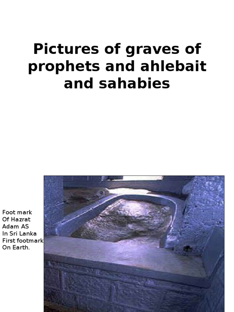 Pictures of Graves of Prophets and Ahlebaitand | PDF | Religious ...