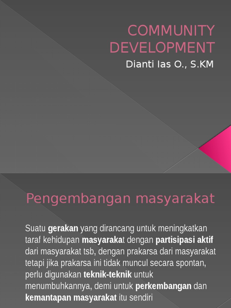 Community Development | PDF