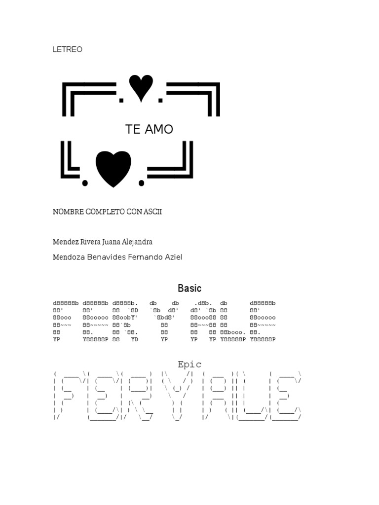LETRERO | PDF