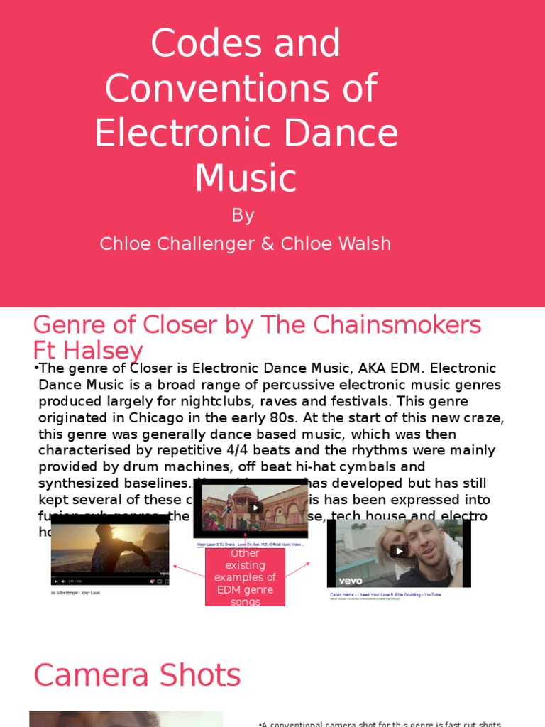 EDM Codes & Conventions Guide | PDF | Dance Music | Performing Arts