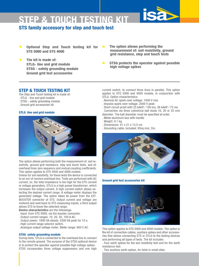 Step & Touch Testing Kit: STS Family Accessory For Step and Touch Test ...