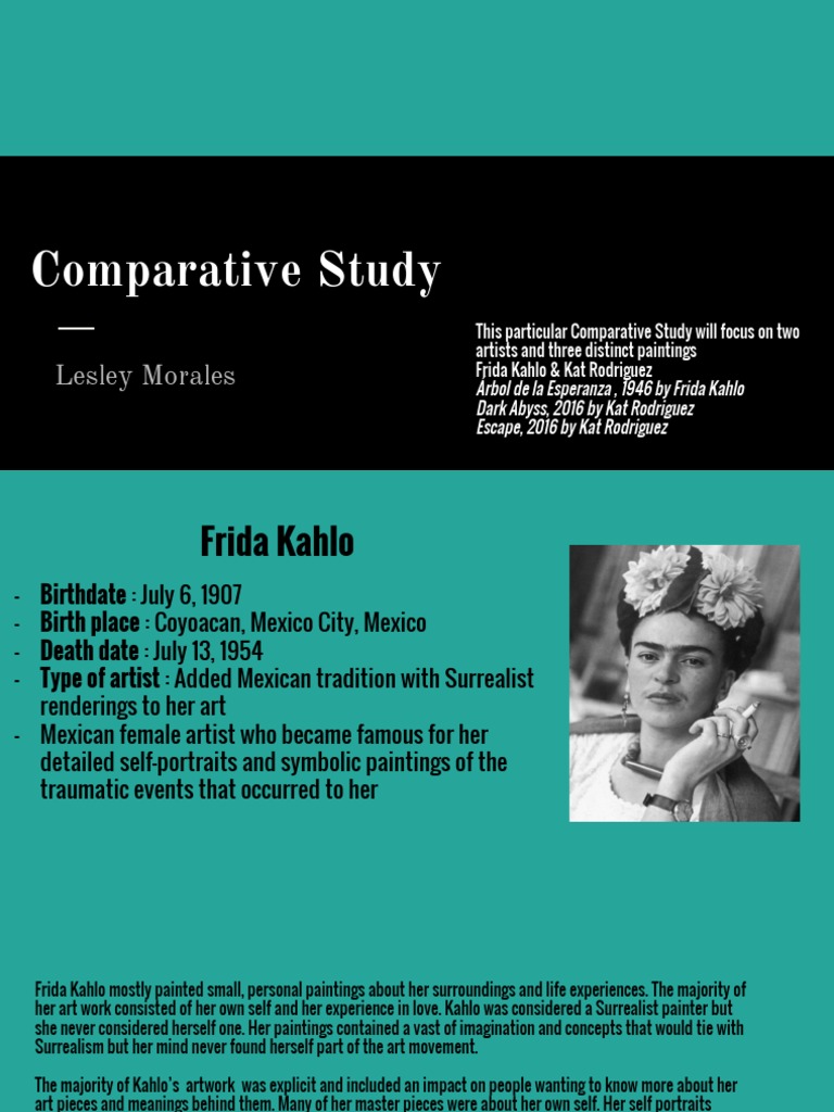 Comparative Study | PDF | Paintings | Surrealism