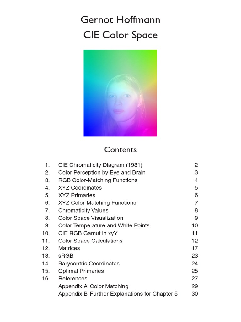 CIE (1931) Color Space | PDF | Qualia | Artistic Techniques
