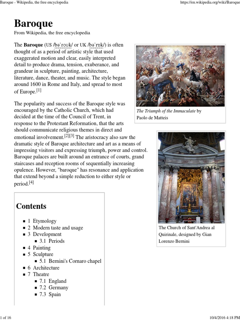 Baroque | PDF | Baroque | Sculpture