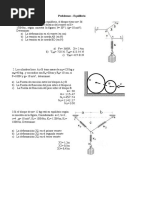 Problemas Propuestos y Resueltos Equilibrio Estc3a1tico PDF | PDF | Fricción | Mecánica