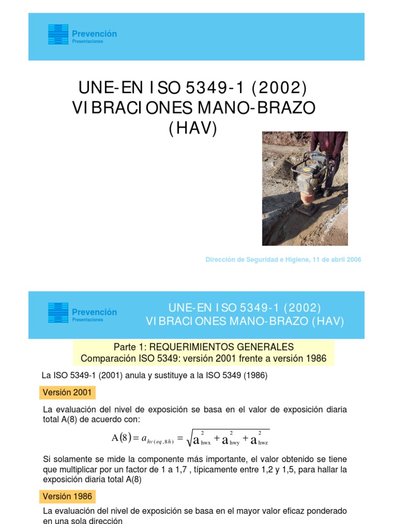 Haf0604004 Norma Iso 5349-1 | PDF | Acelerómetro | Naturaleza