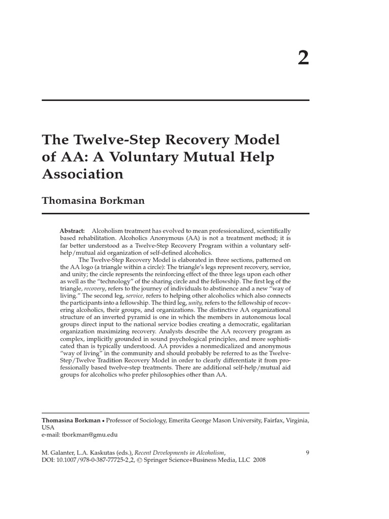 12 Steps Recovery Model | Alcoholics Anonymous | Twelve Step Program ...