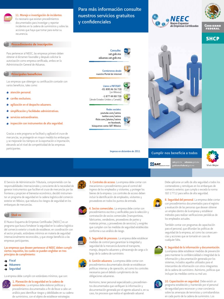 Triptico SAT NEEC PDF | PDF