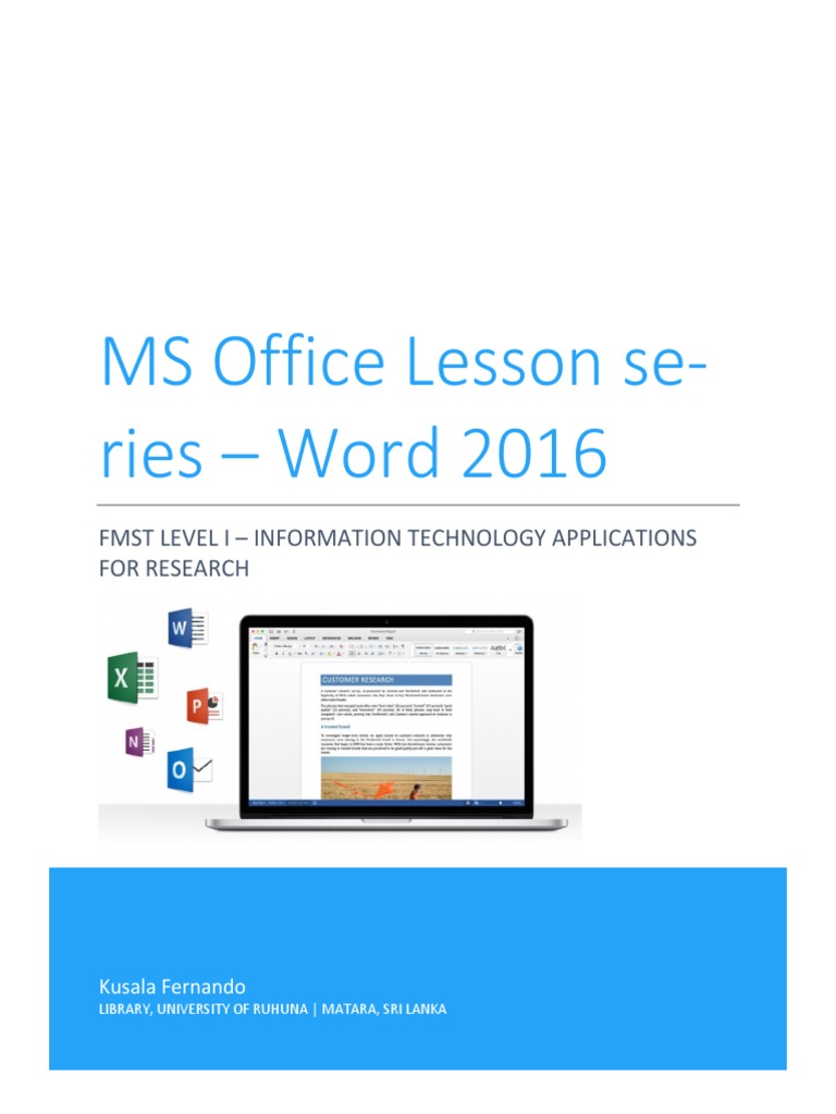 Microsoft Word 2016 | Microsoft Word | Page Layout