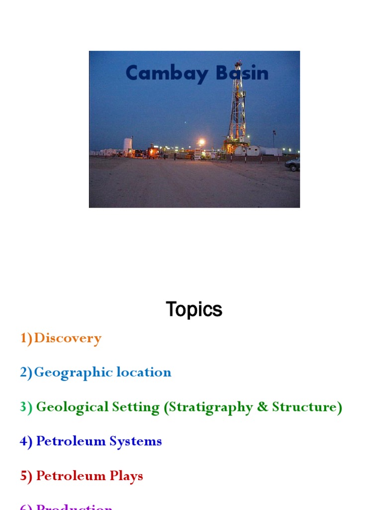 Cambay Basin India | PDF | Sedimentary Basin | Rift