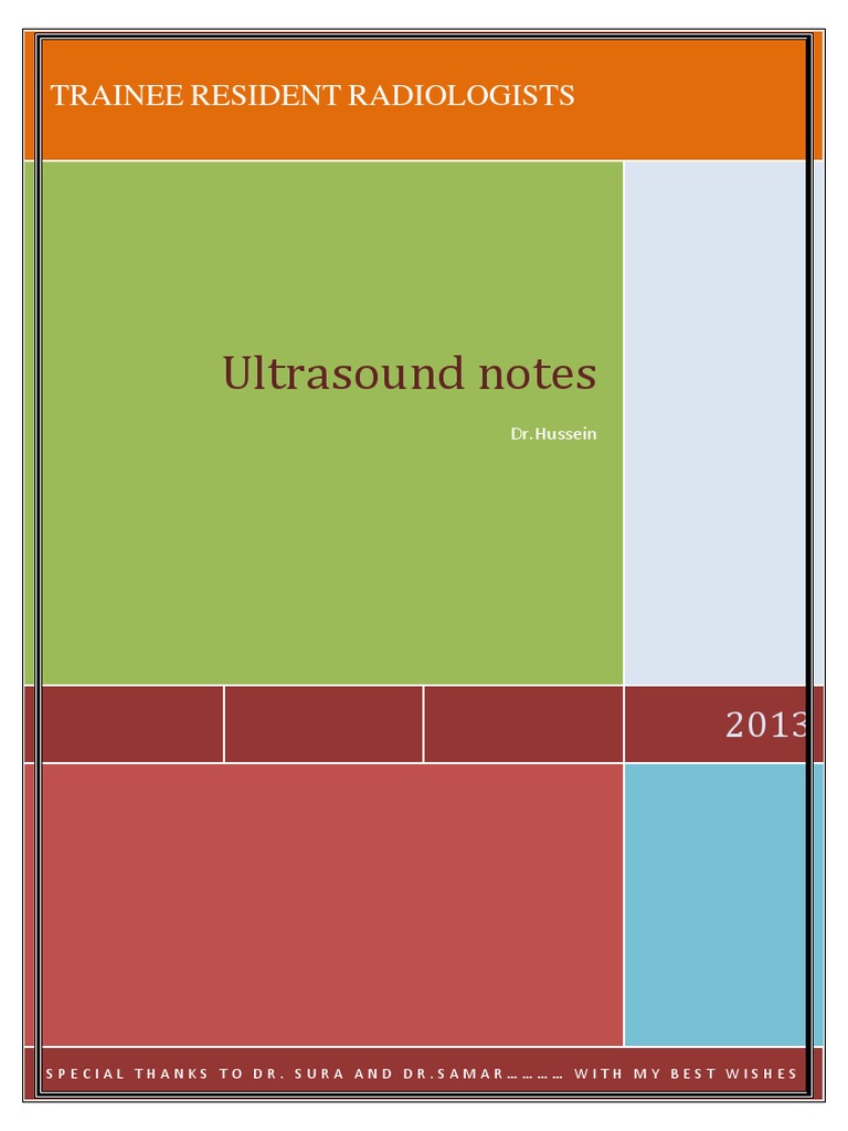 Ultrasound Notes | PDF | Fetus | Vein