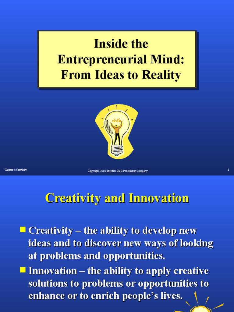 Chapter 2 Creativity | PDF | Creativity | Invention