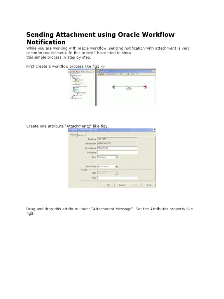 Sending Attachment With Notification | PDF | Pl/Sql | Sql