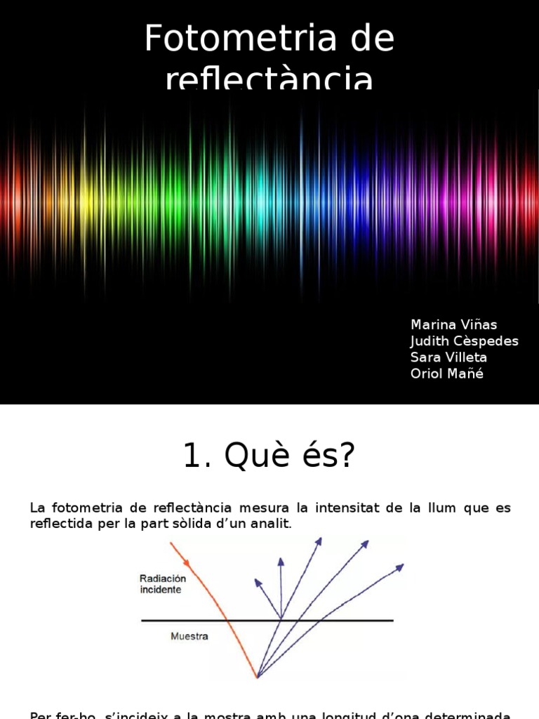 Fotometria de Reflectància | PDF