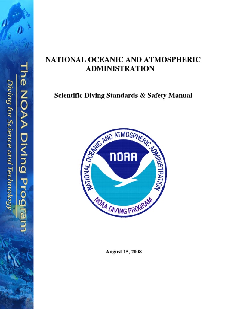 NOAA Scientific Diving Safety Manual | PDF | Technology & Engineering