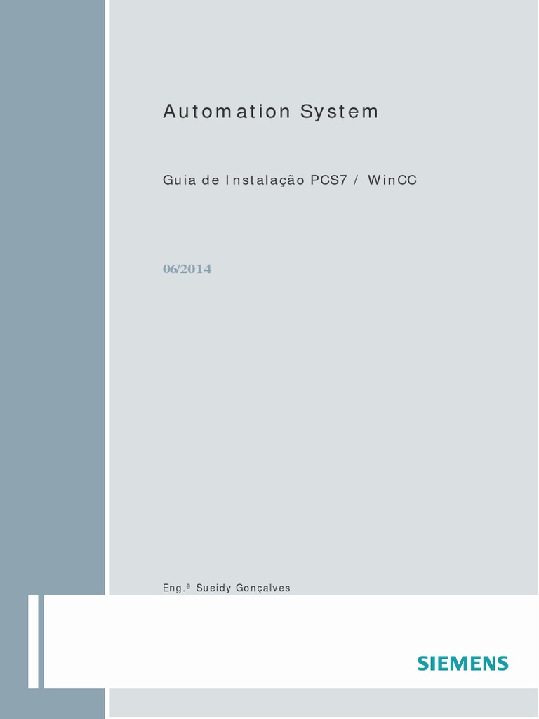 Guia de Instalação PCS7/WinCC | PDF