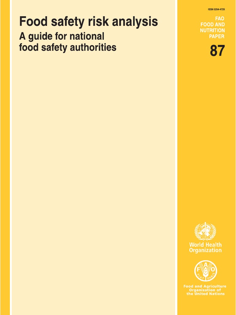 The Changing Food Safety Environment ..... A-A0822e | PDF | Risk ...