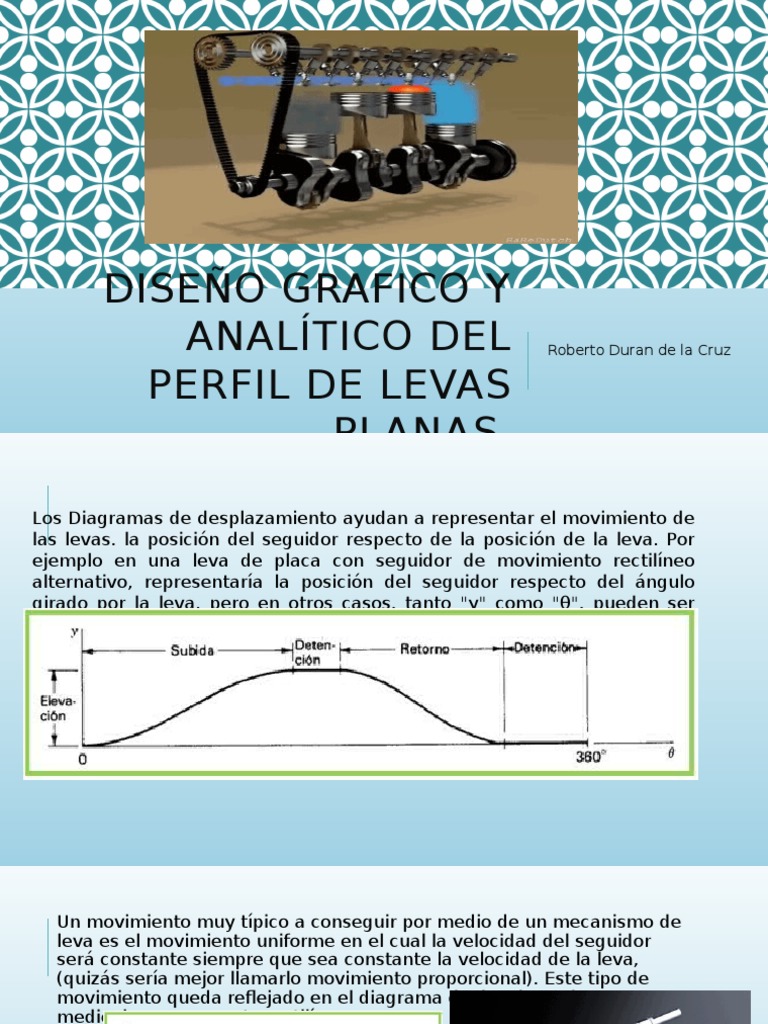 Diseño Grafico y Analítico Del Perfil de Levas | PDF
