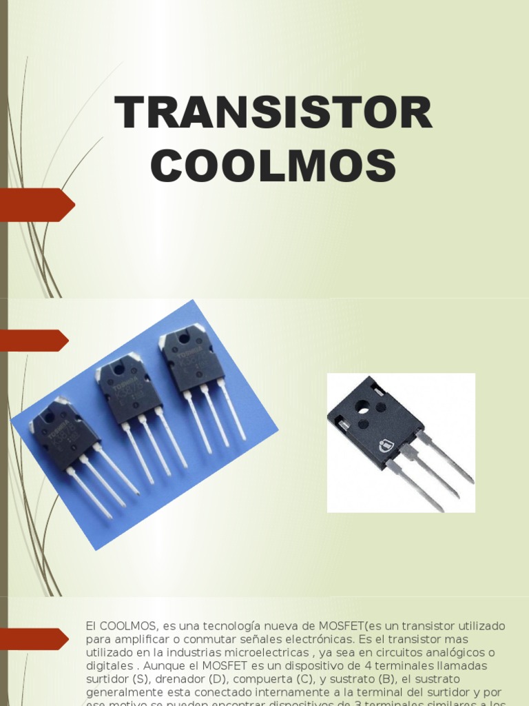 Transistor Coolmos | PDF | Mosfet | Transistor