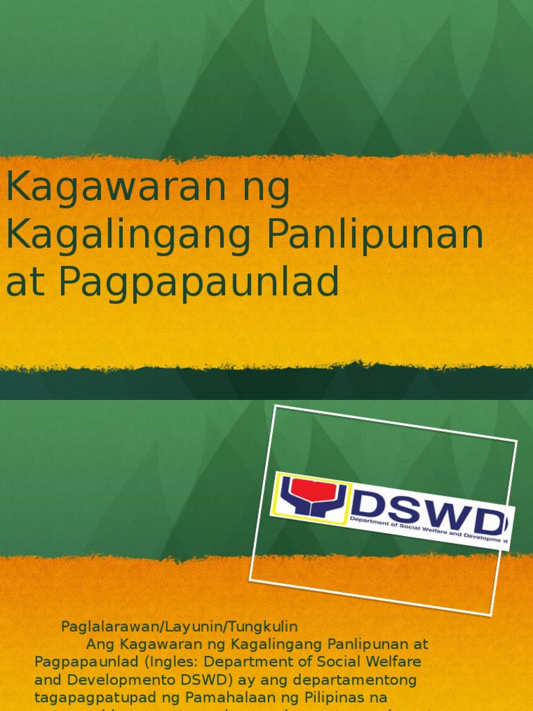 DSWD | PDF