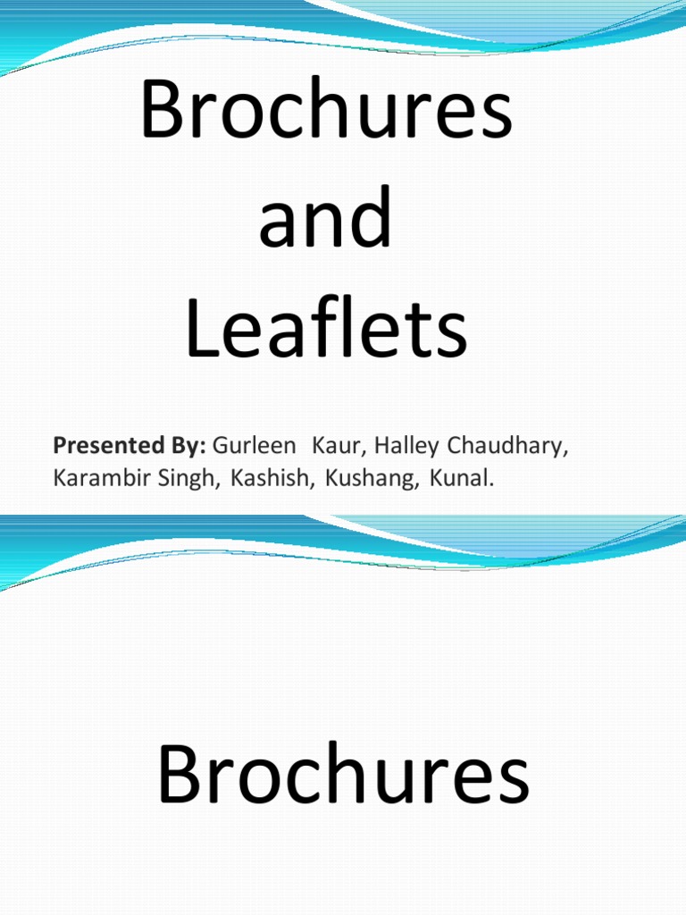 Leafletsandbrochurs7 121111035438 Phpapp01 | PDF | Communication Design ...