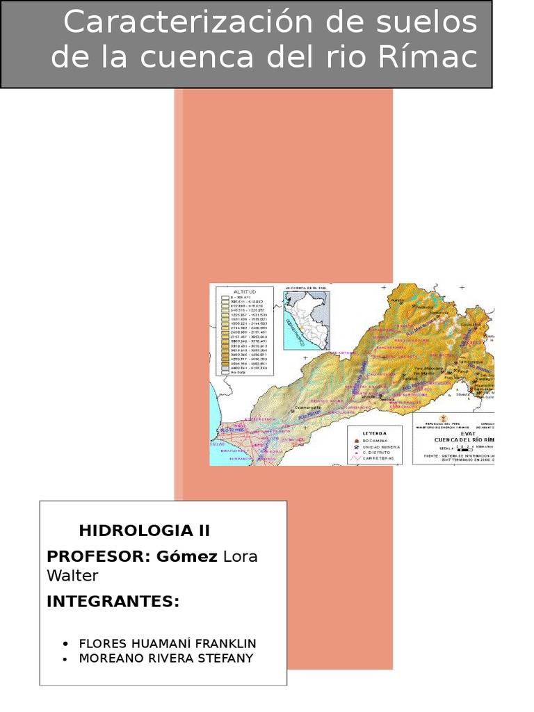 Cuenca Del Rio Rimac | PDF | Los bosques | Cuenca de drenaje