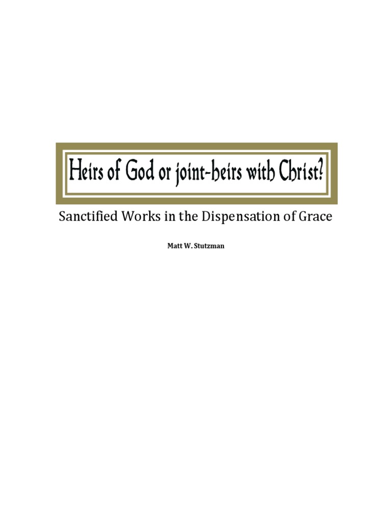 Heirs of God or Joint Heirs | Download Free PDF | Paul The Apostle ...