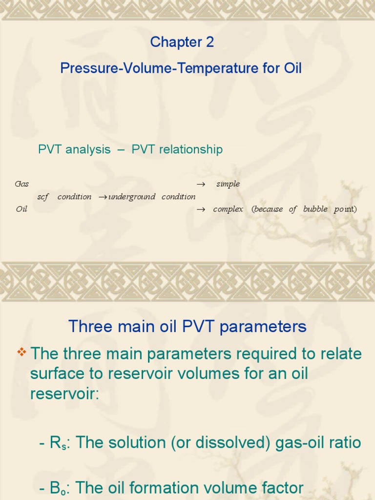 Oil PVT Analysis and Relationships | PDF | Petroleum Reservoir | Petroleum