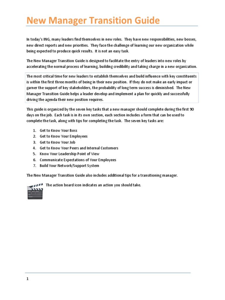 New Manager Transition Guide 3-14-13 | Mentorship | Leadership