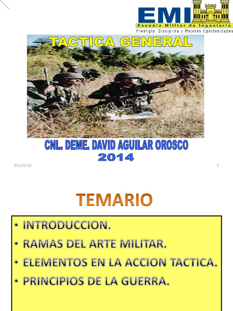 Tactica General Emi | PDF | Estrategia militar | Tácticas militares