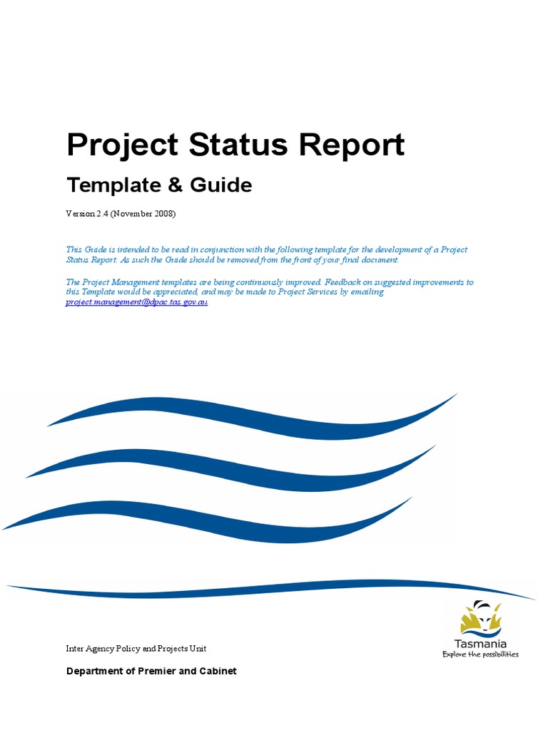 Project Status Report: Template & Guide | PDF | Project Management ...