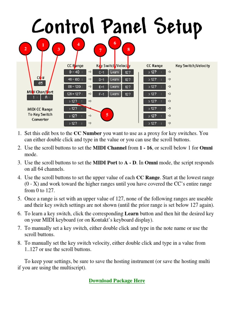 Control Panel Setup | PDF | Computing | Computing And Information ...