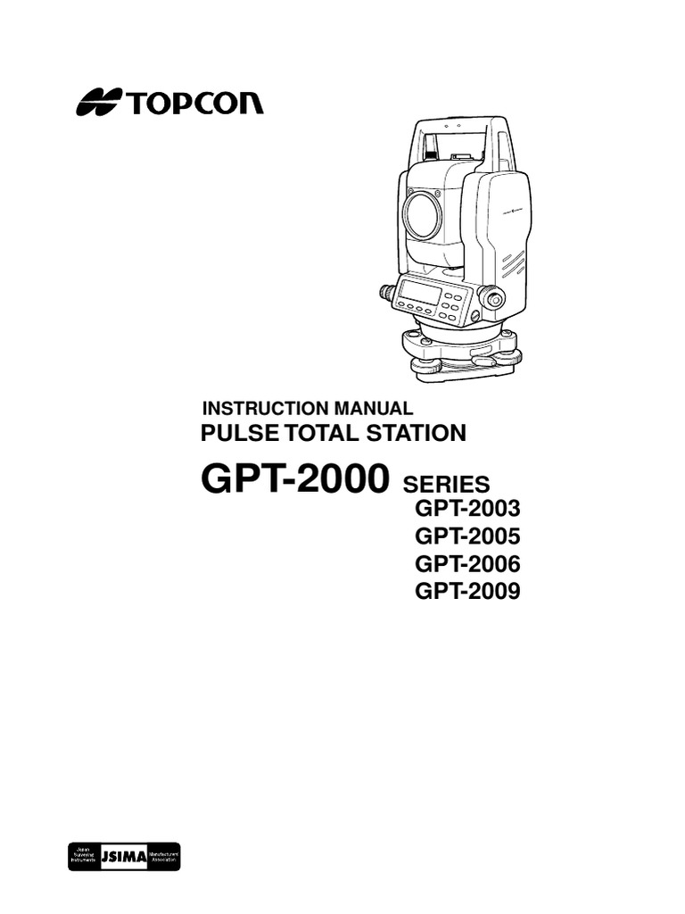 TOPCON Pulse Total Station Manual | PDF