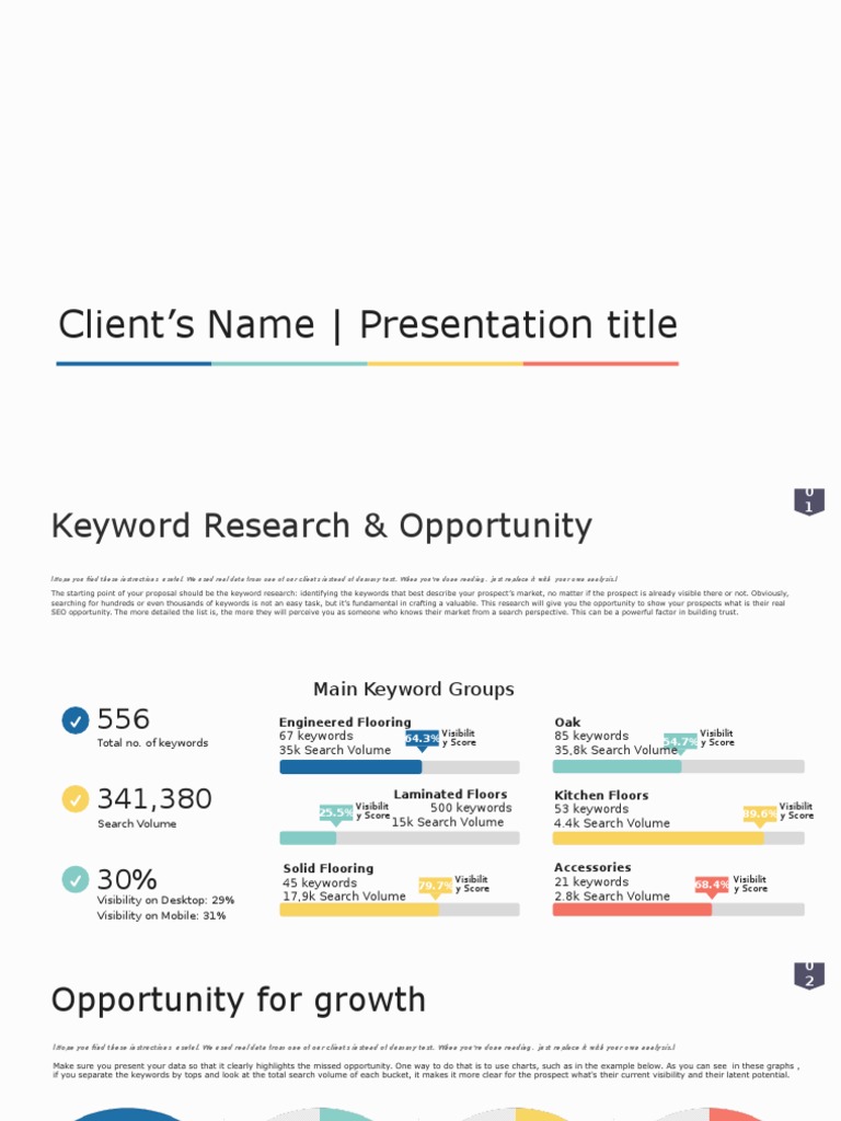 SEO Proposal Template for Clients | PDF | Search Engine Optimization ...