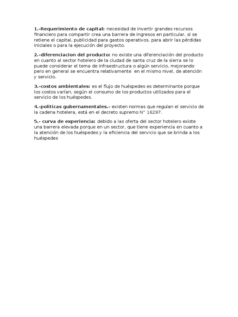 Poder de Negociacion. de Los Compradores | PDF | Hotel | Turismo