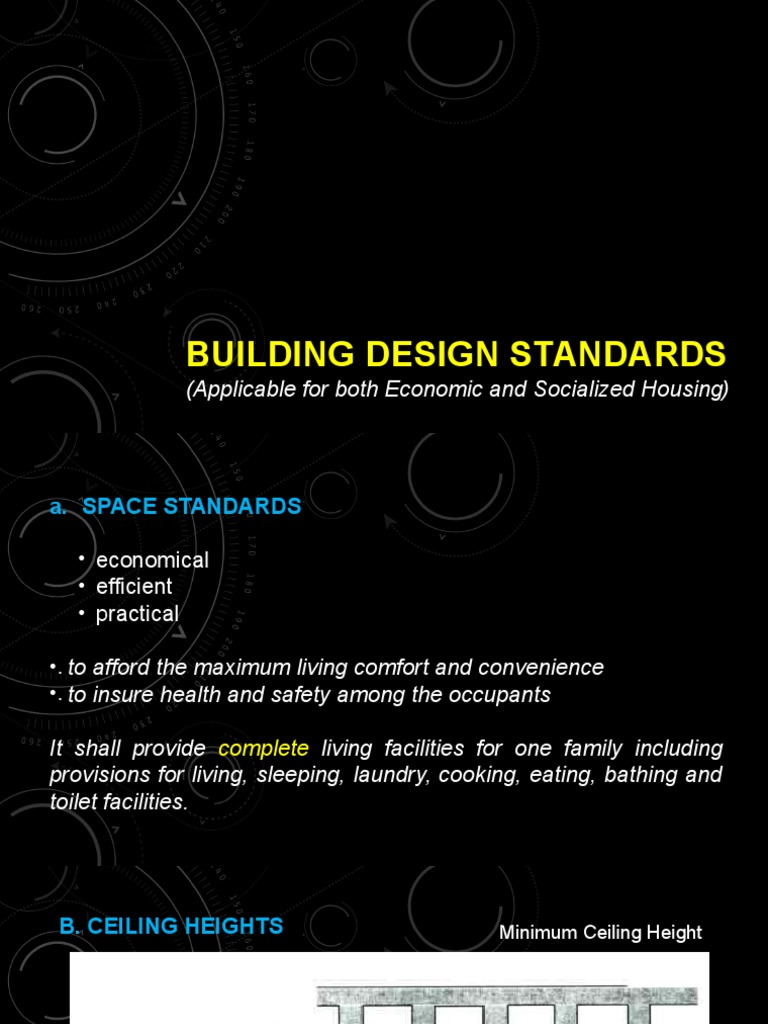 Building Design Standards Guide | PDF | Stairs | Buildings And Structures