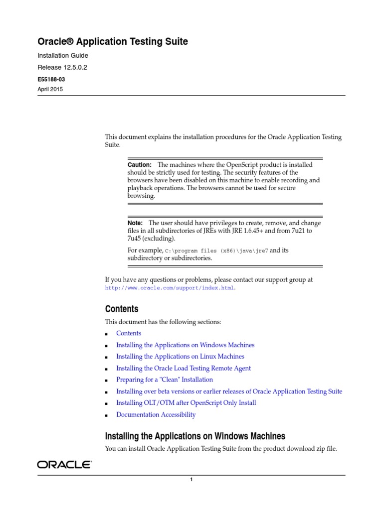 Oats Installation Guide | PDF | Oracle Database | Windows Registry
