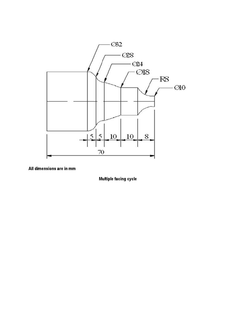 All Dimensions Are in MM Multiple Facing Cycle | PDF