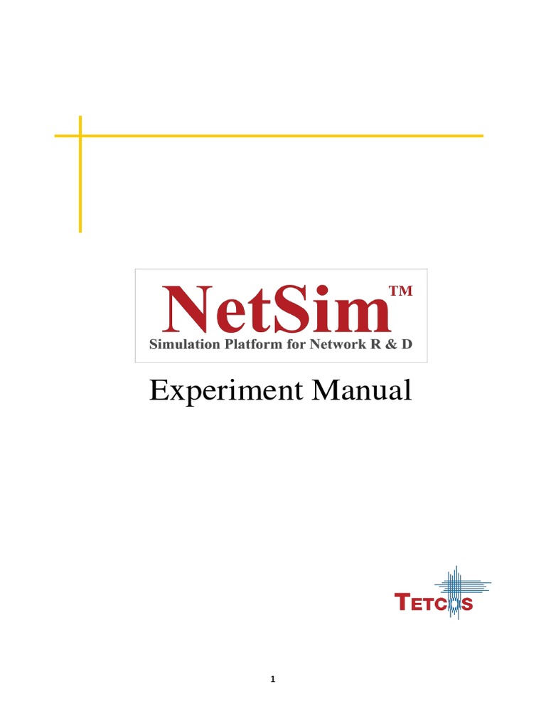 Netsim Experiment Manual v9 1 | PDF | Transmission Control Protocol ...
