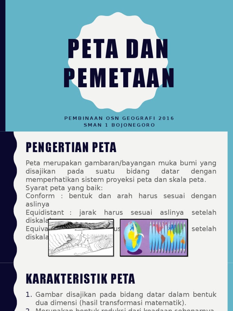 Pengertian dan Fungsi Pemetaan Geografi | PDF