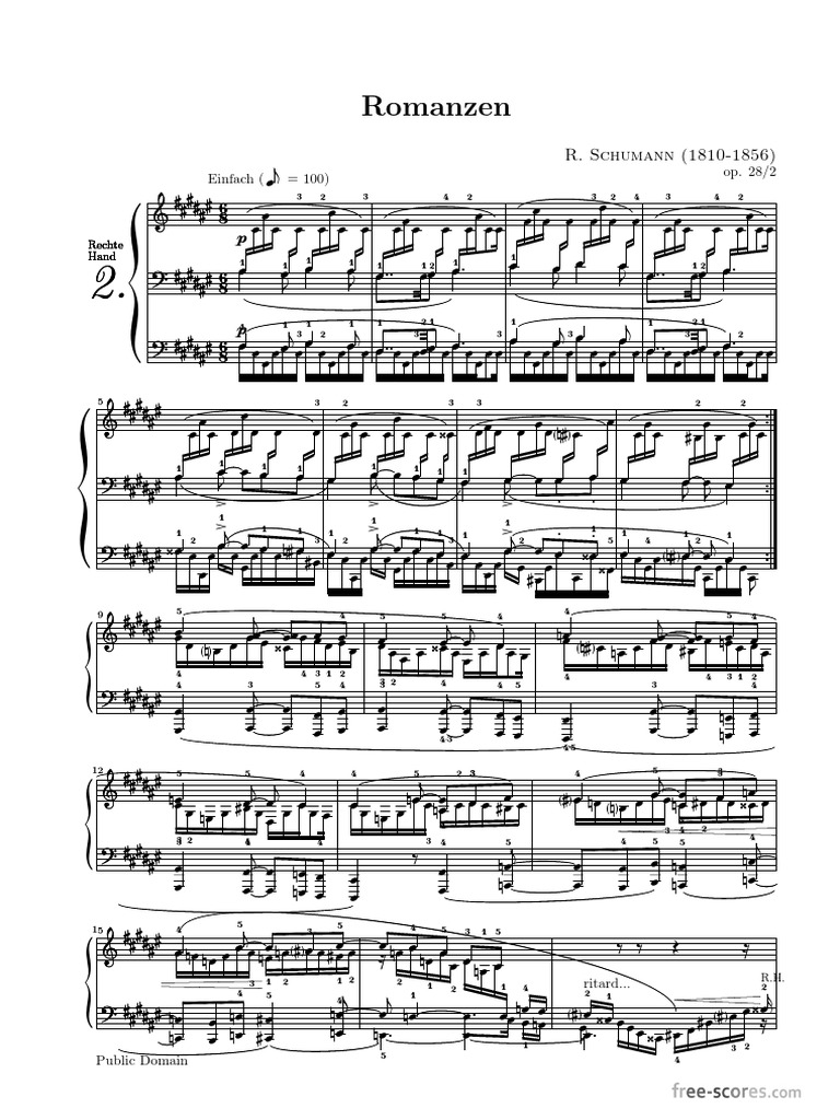 Romanzen by Robert Schumann | PDF