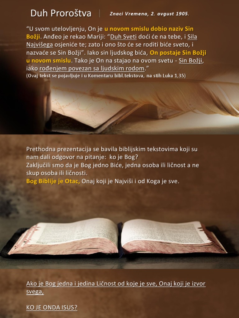 TAKO GOVORI GOSPOD - 2.deo - Sveto Pismo o Hristu | PDF