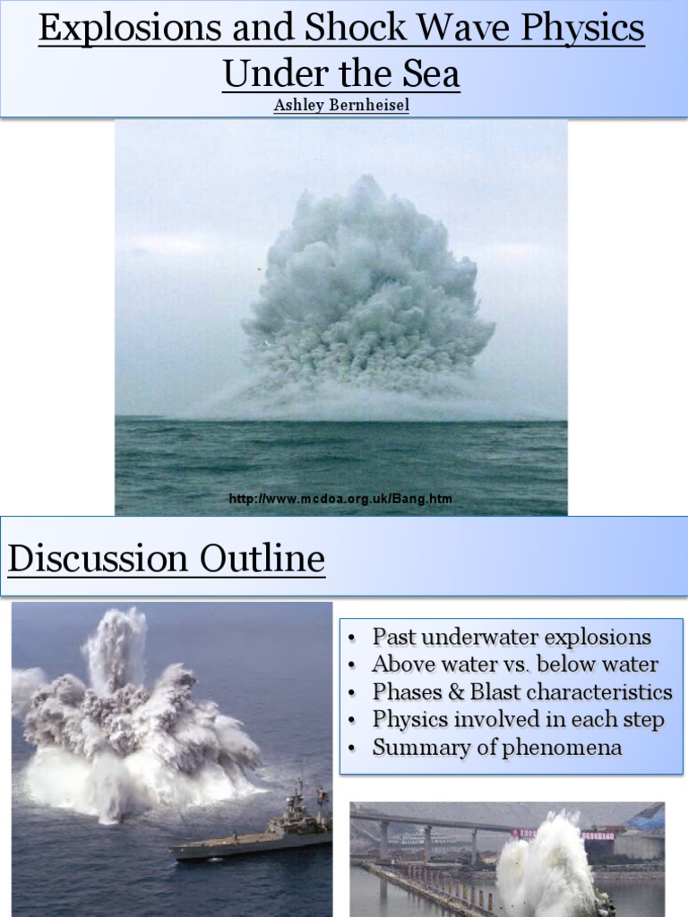 Explosions Underwater | Shock Wave | Explosion